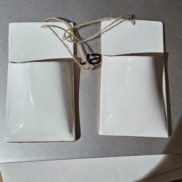 Handmade Ceramic Pocket for Dry Flowers | Clay Wall Hanging - Etsy