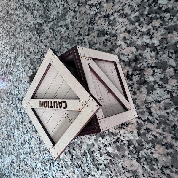 Shipping Crate Laser Cut Digital Files for Laser Cutting Hobby Vector ...