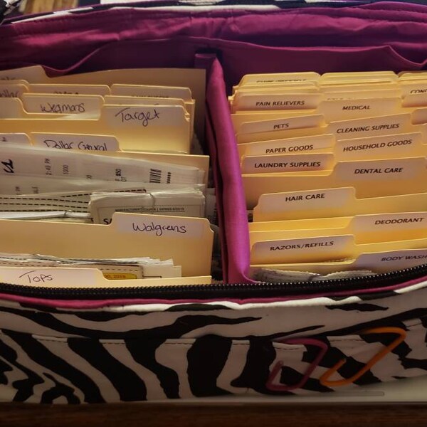 Coupon Organizer - Coupon Holder - Coupon Bag - Coupon Binder - Purse ...