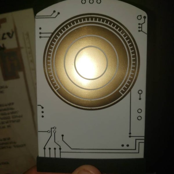 Metal Death Star Plans Data Card - Rogue One - **BONUS** Free Hope ...