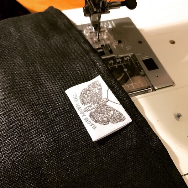 150PCS Custom Woven Labels Artwork Taffeta Clothing Labels Personalized ...