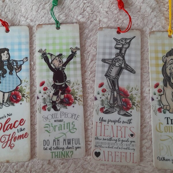 The Wizard of Oz. Bookmark. Red Slippers. Dorothy. Tin Man. Scarecrow ...