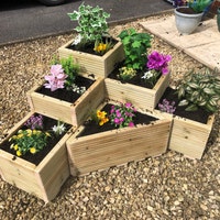 Corner Triangle Decking Planter - Etsy UK
