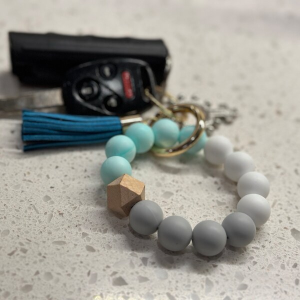 Bangle Key Ring | Bracelet Key Chain | Wristlet Keychain | Silicone ...