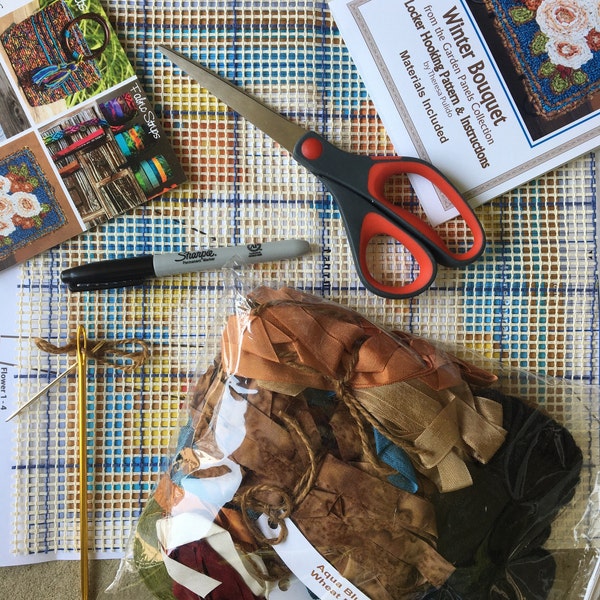 Small Treasures Basket Locker Hooking Kit - Etsy
