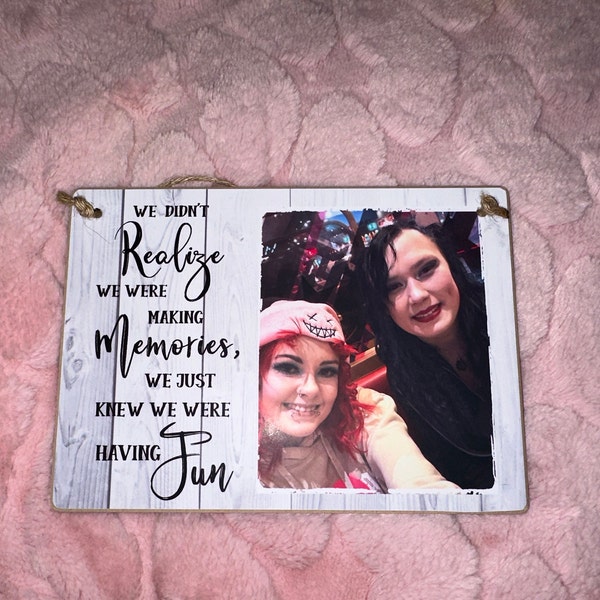 Hexagon Photo Frame, Wooden Hexagonal Photo Frame, Personalized Photo ...