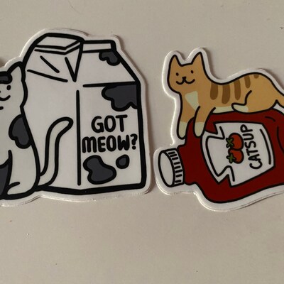 3 Inch Vinyl Cat Sticker - Etsy