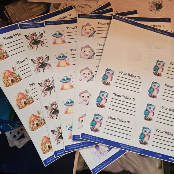 Printable INSTANT DOWNLOAD PDT Please Deliver to Labels Mailing Label ...