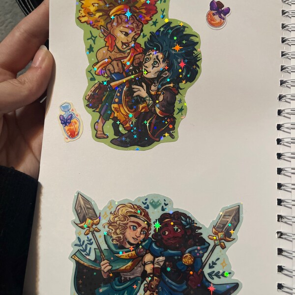 Hades Game Chibi Stickers I Holo Sparkle I Glossy I Waterproof I ...