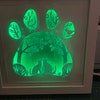2,3,4 Cats Paw Shadow Box SVG, 3d Papercut SVG, Layered Paper Art ...