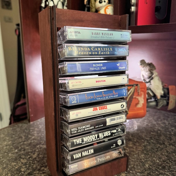 Cassette Storage, Cassette Stand, Cassette Tape Holder, Cassette Tape ...