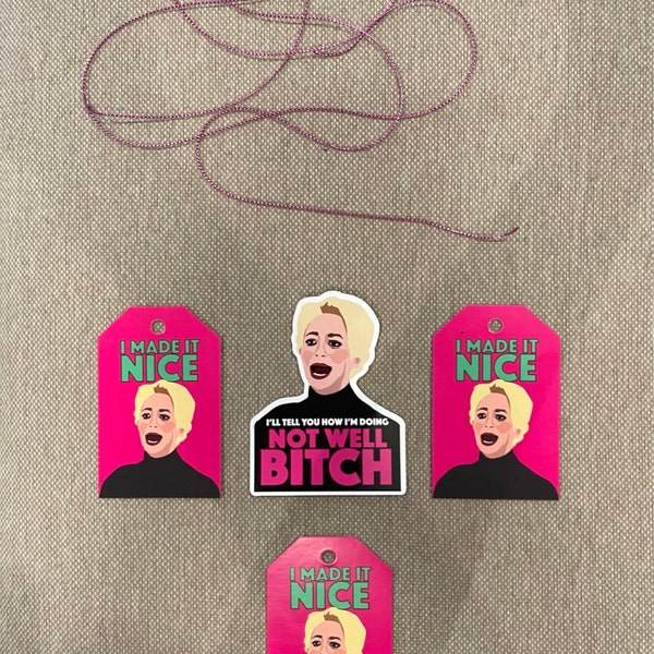 Absolutely Fabulous Patsy Stone Card - "merry Christmas Sweetie" Xmas ...