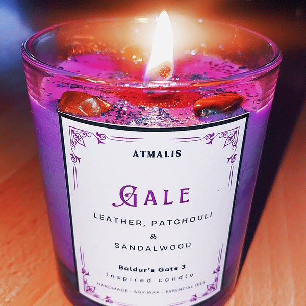 Gale || Baldur's Gate 3 || Scented Candle || Gift || Handmade, Soy Wax ...