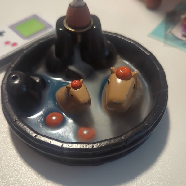 Adorable Capybara Backflow Incense Burner - Relaxation Essential for ...