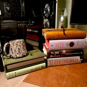 Wrap-around Book Cover Book Sleeve Padded Book Cover Fabric - Etsy