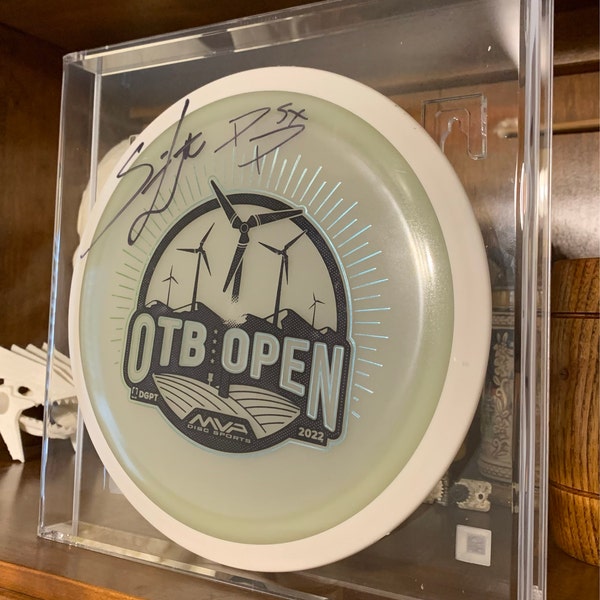 Clear Acrylic Disc Golf Display Case With Clear Back Wall Mount (A117 ...