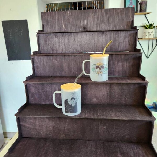 Shot Glass Display Case With Led, Shot Glass Display Shelf, Bar Display ...