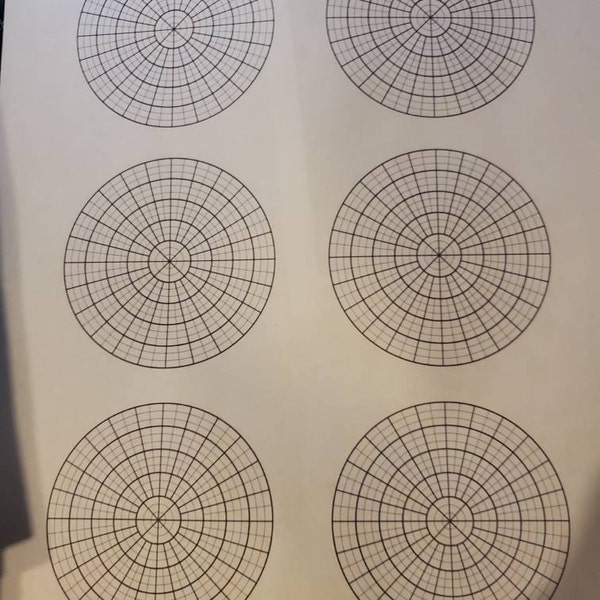 Circle Graph Template (PDF) - Etsy