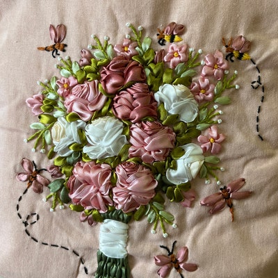 Floral Hand Embroidered Linen Turban. Handmade Hair Turban - Etsy