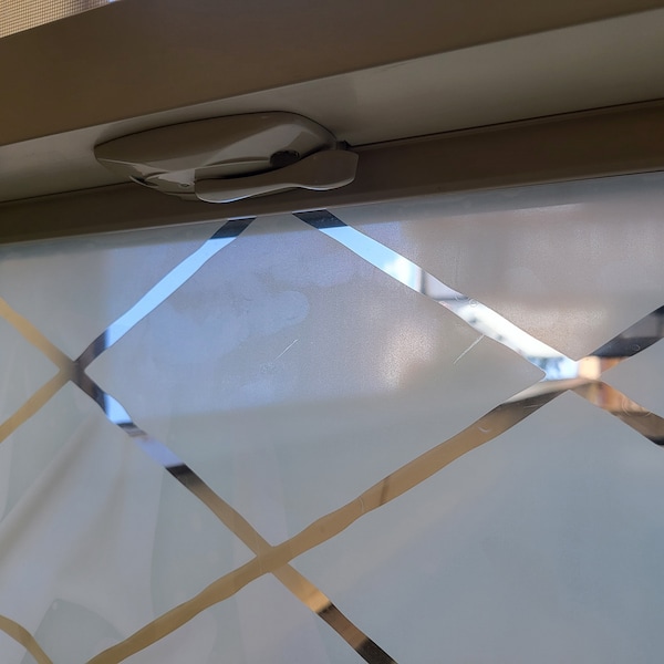 Pvc-free Leaded Clear Glass Decorative Window Film Diamond Pattern - Etsy