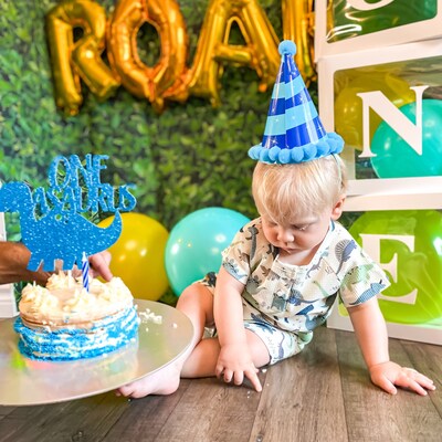 Oneasaurus Cake Topper, Dinosaur First Birthday Cake Topper, Dinosaur ...