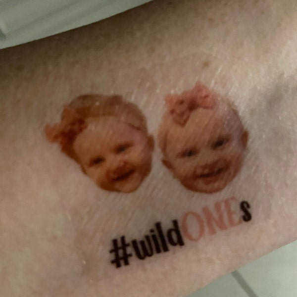 Temporary Tattoos Custom, Custom Tattoos, Custom Face Tattoos, Photo ...