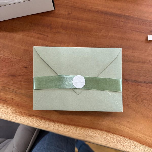 C6 Olive Envelope Greenery Invitation Envelope Minimalist Dark Green ...