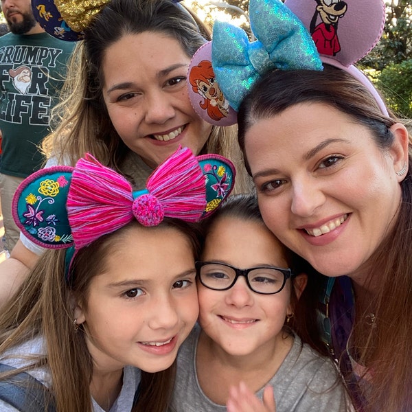 Max & Roxanne Embroidery Ears, Goofy Movie - Etsy