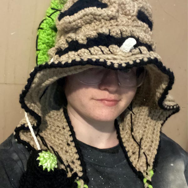 Gas Mask Gone Twisted Crochet PATTERN this is a Pattern, Not a Finished ...