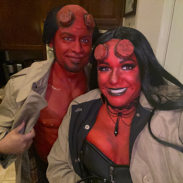 Hellboy Prosthetic Horns (pair) Cosplay H01 - Etsy