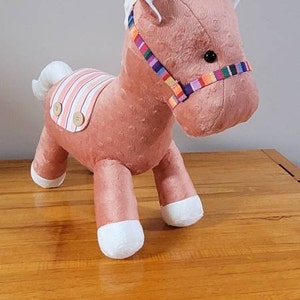 Stuffed Animal Pony PDF Sewing Pattern & Tutorial Stuffed Horse Pattern ...