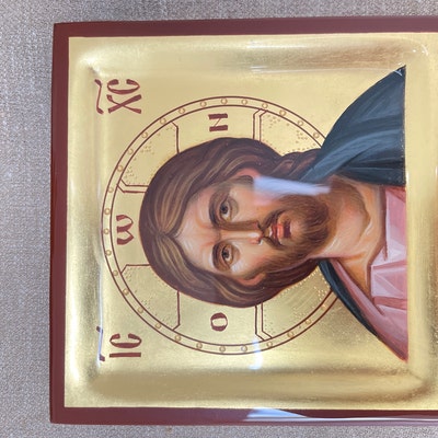 Brass Standing Crucifix Orthodox Cross Solid Table Cross Home Prayer ...