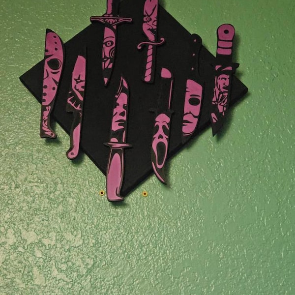 Horror Set Splatter White! Plastic 8 Pieces Ghostface,chucky, Freddy ...