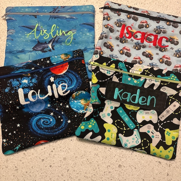Personalized Pencil Pouch Girls Zippered Pencil Case Back to School ...