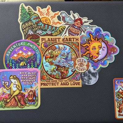 GET A LIFE // Weatherproof Outdoor & Vanlife Sticker // Vinyl - Etsy