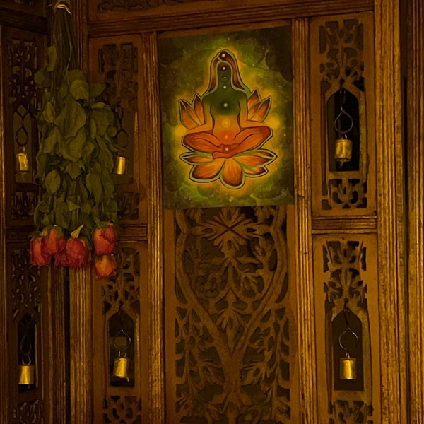 Leaf Goddess Green Leaf Artwork Leaf Artwork Abstract Leaf Art Print ...