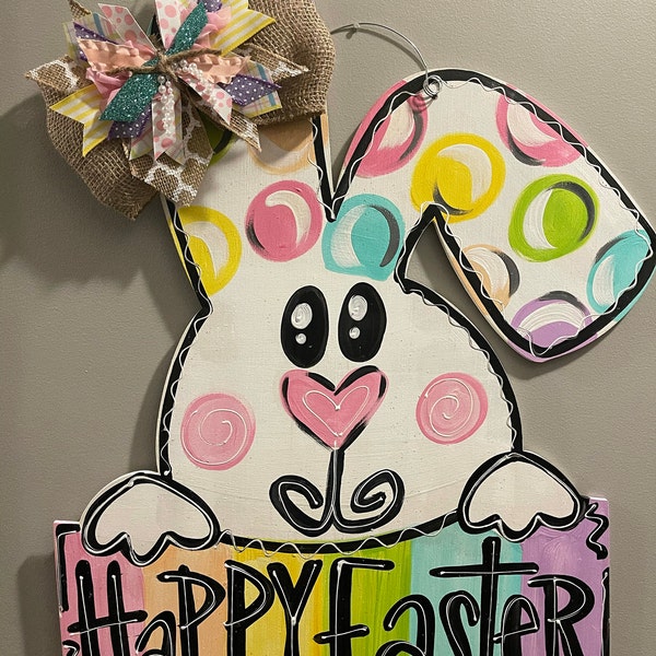 Easter Door Hanger - Personalized Door Hanger - Easter Decor - Easter ...