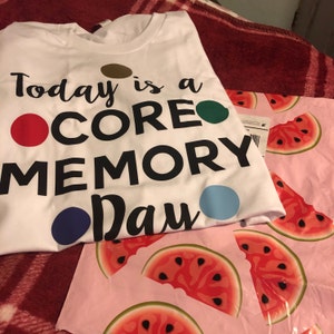 THE ORIGINAL Today is a Core Memory Day Tshirt, Inside Out Shirt ...