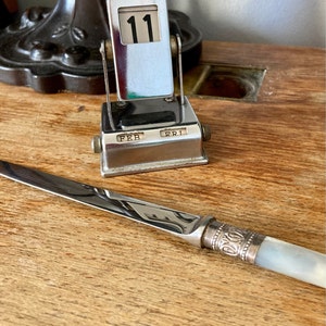 Vintage Perpetual Calendar Triangular Shape Heavy Brassy Metal | Etsy