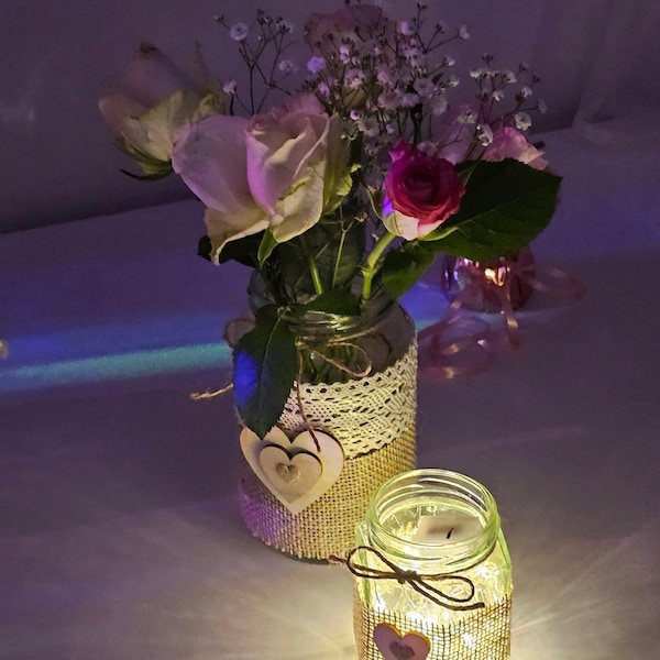 12 X Rustic Tea Light Holders Perfect for Wedding Centrepieces - Etsy