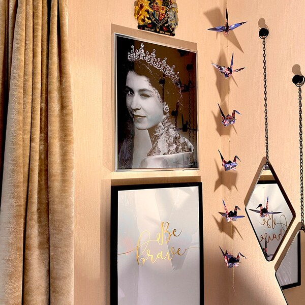 Punk Queen | Queen Elizabeth | Home Decor | Wall Art Print | Limited ...
