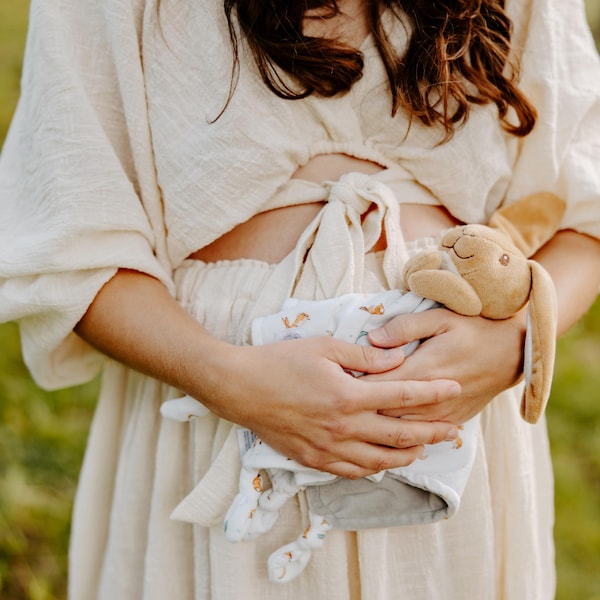 Mila Women's Boho Dress Lace & Muslin Vintage Dress for the Maternity ...