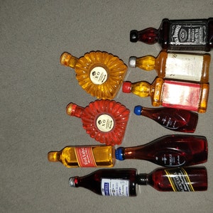 Vodka PINK Miniature Liquor Bottle Charms With Hooks for Keychains ...