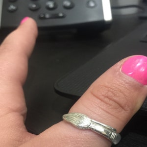 Sterling Silver Paintbrush Ring - Etsy