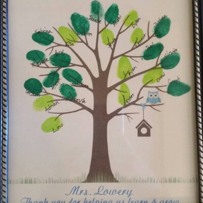 Personalized Teacher Appreciation, Custom Thank You Teacher Gift, End ...