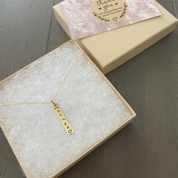 Do Not Be Afraid for I Am With You Bible Verse Necklace, Isaiah 41:10 ...