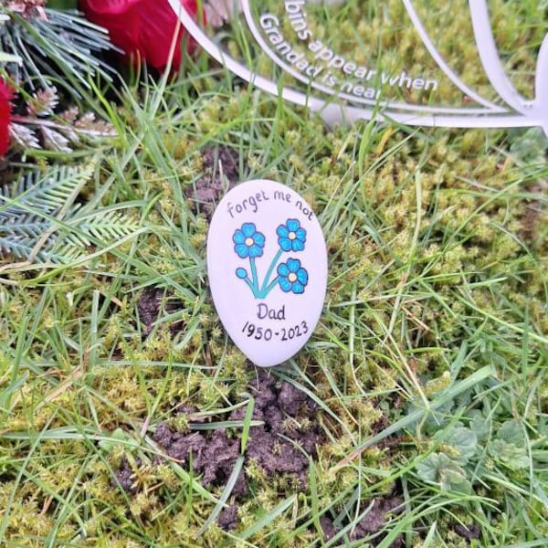 Forget Me Not Keepsake Stone ,remembrance Gift, Never Forget, Sympathy ...