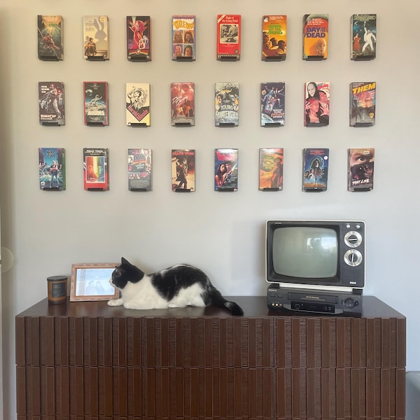 VHS Floating Shelf Wall Mount | VHS Display Stand | VHS Collection ...