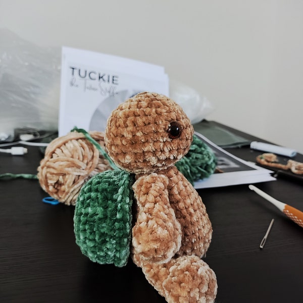 Crochet Tortoise Pattern Bundle: Tuckie Stuffie & Snuggler (PDF Pattern ...