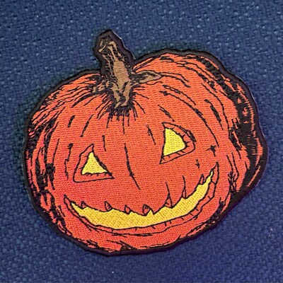 Embroidered Pumpkin Patch - Etsy
